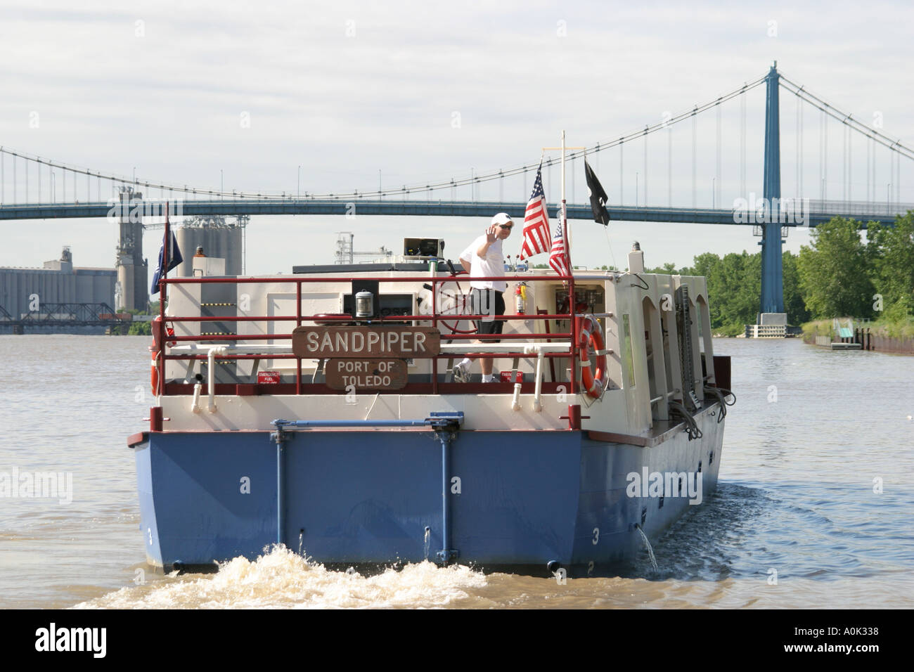 Toledo Ohio,Maumee River water,Sandpiper Boat,tour boat,tourism,trip ...