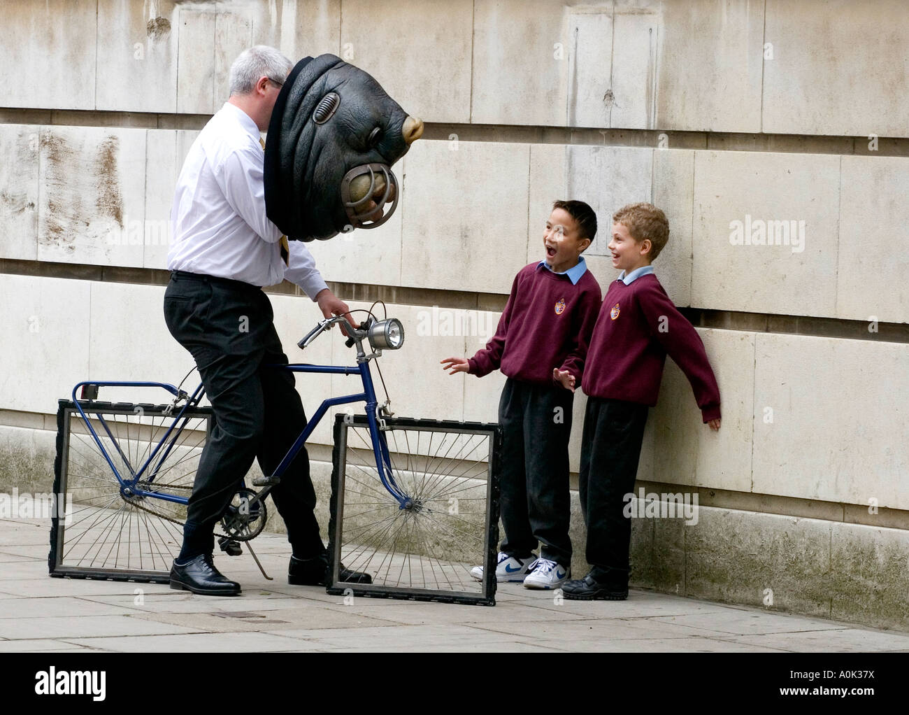 Scared school child in mask hi-res stock photography and images - Alamy