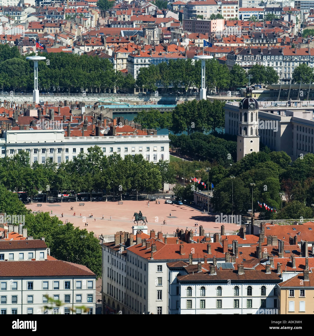 Overview place bellecour square hi-res stock photography and images - Alamy