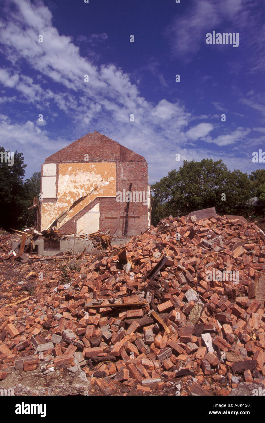 Detroit Michigan The Parkside public housing project being demolished ...