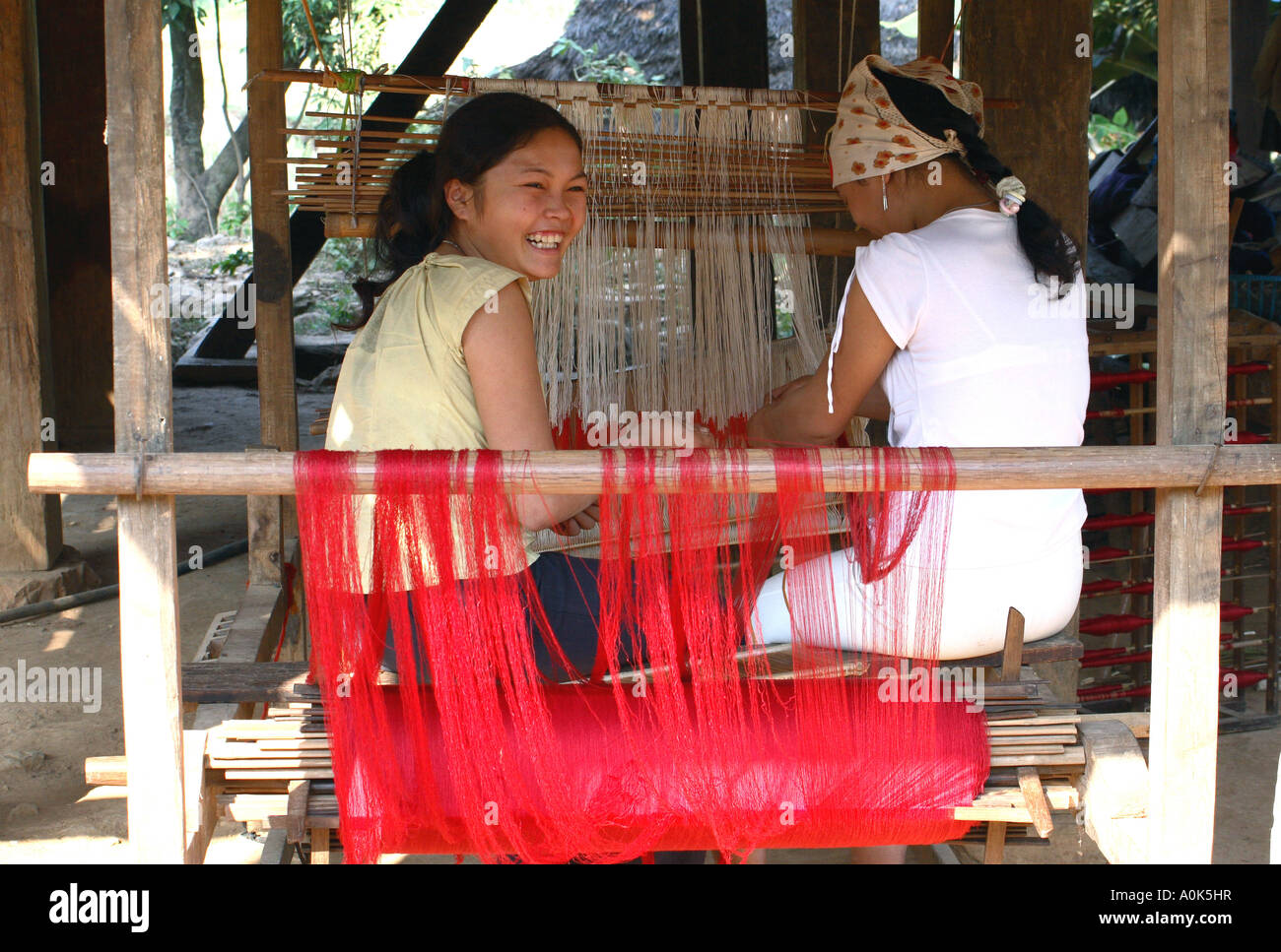 Primitive weaving hi-res stock photography and images - Alamy