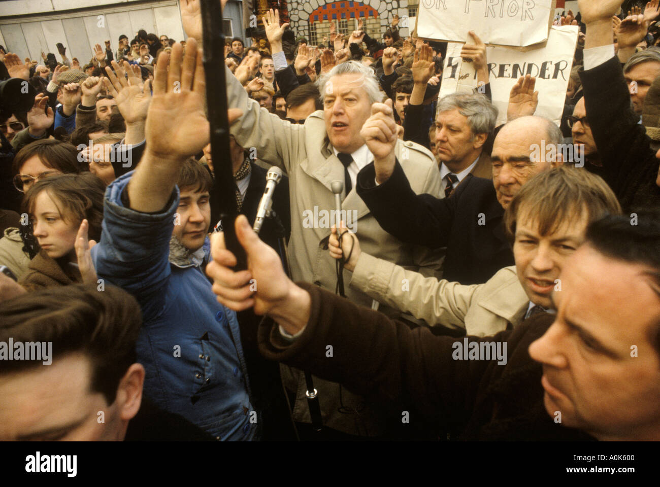 Rev Ian Paisley Belfast The Troubles 1980s Northern Ireland 1981 ...