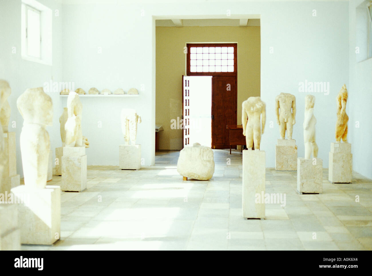 Archaeological Museum, Delos, Greek Islands, Greece Stock Photo - Alamy