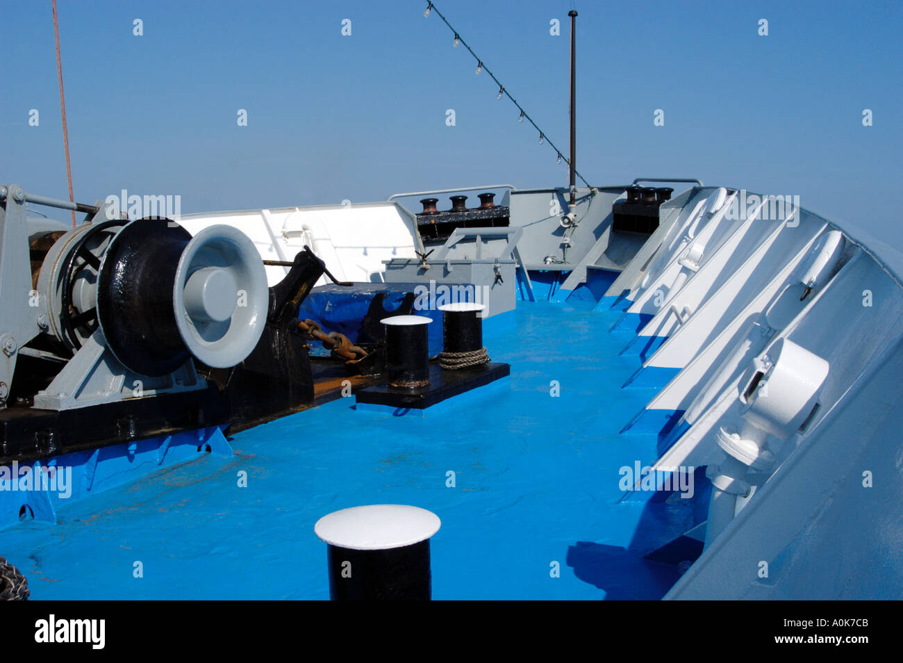 Bow of a ship Stock Photo - Alamy