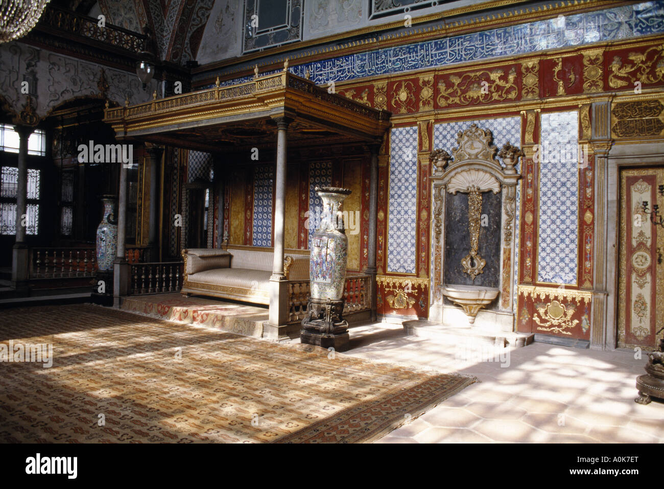 Topkapi Palace Harem Hunkar Hall Stock Photo - Alamy