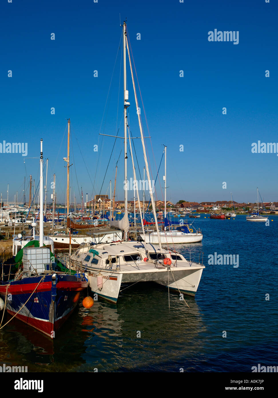 Shoreham Harbour, River Adur Stock Photo - Alamy