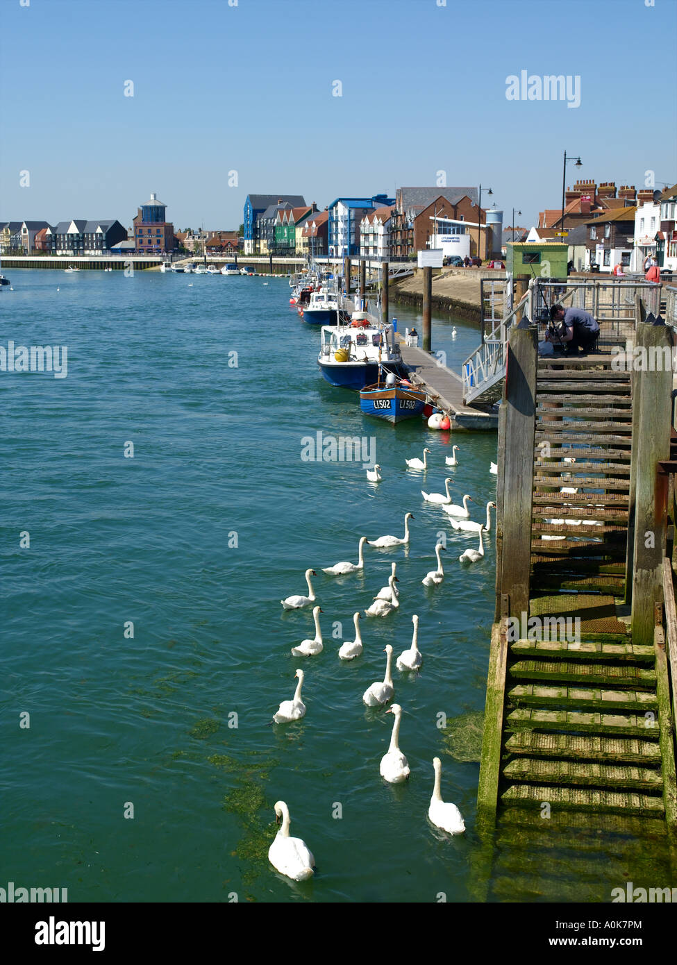 Littlehampton, Harbour Walk Stock Photo - Alamy