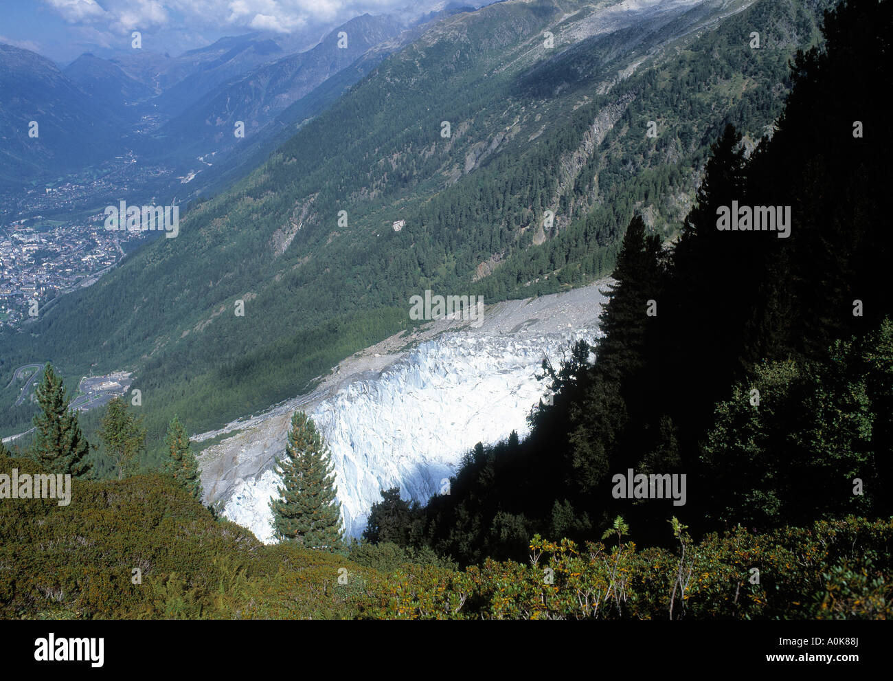 Les bossons glacier hi-res stock photography and images - Alamy