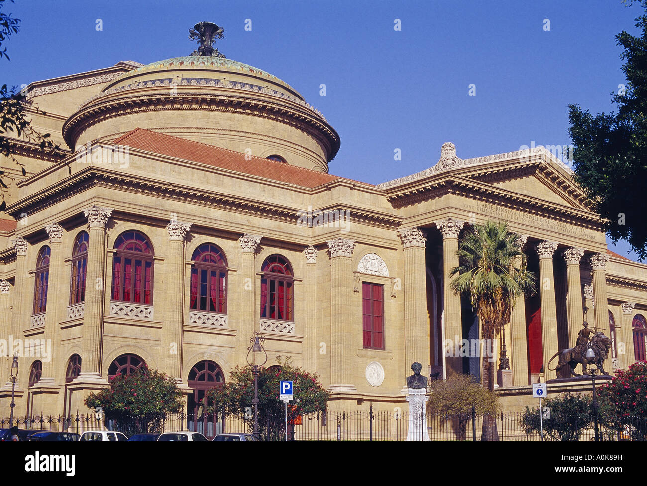Massimo, Theatre Facade, Day Stock Photo - Alamy