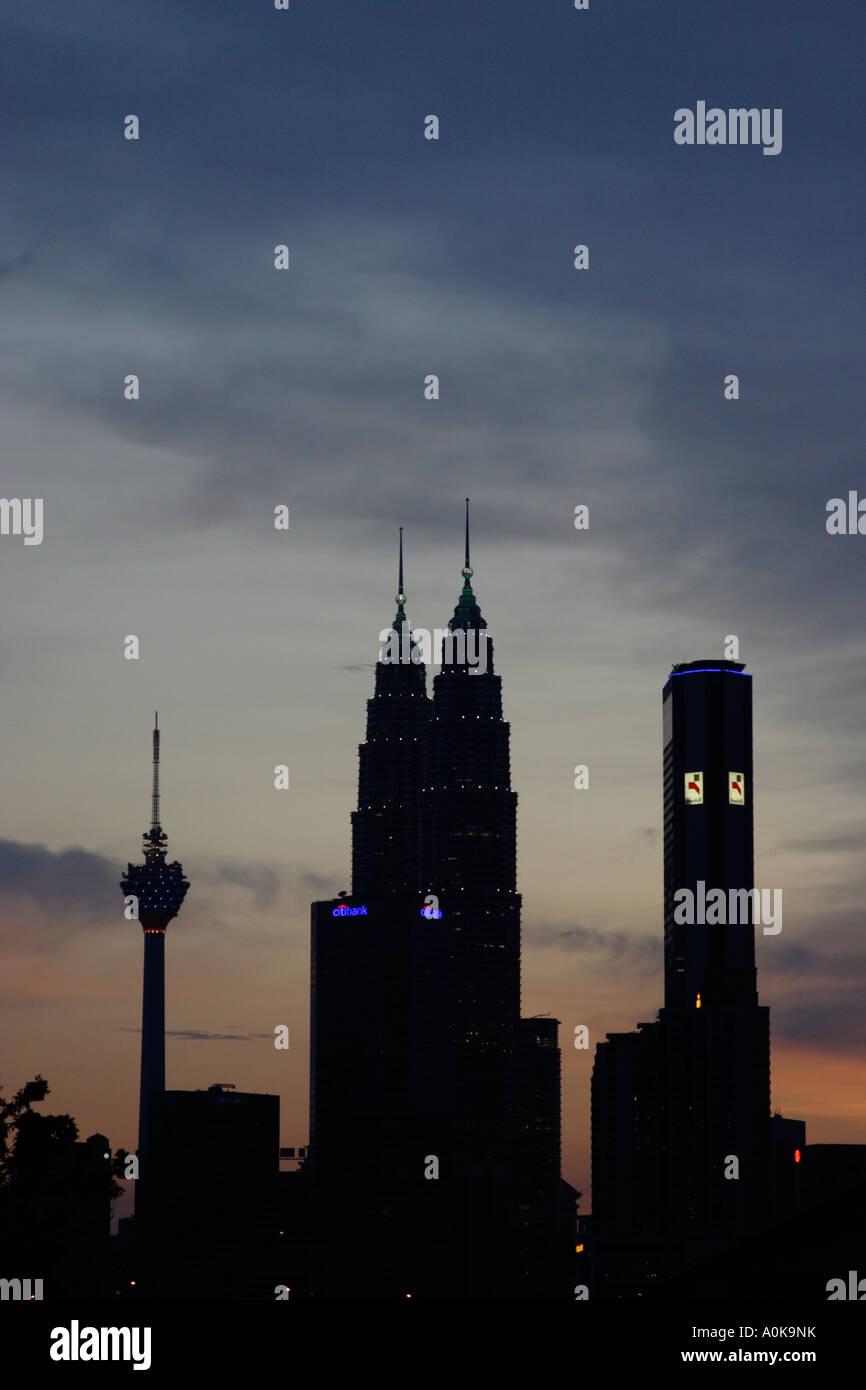 Kuala lumpur outline hi-res stock photography and images - Alamy