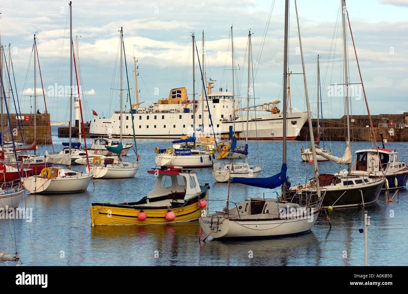 Isles Of Scilly To Penzance Ferry High Resolution Stock Photography and ...