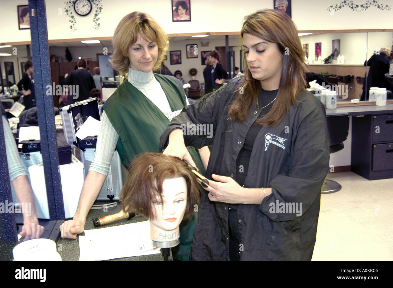 Colored streaked hair hi-res stock photography and images - Alamy