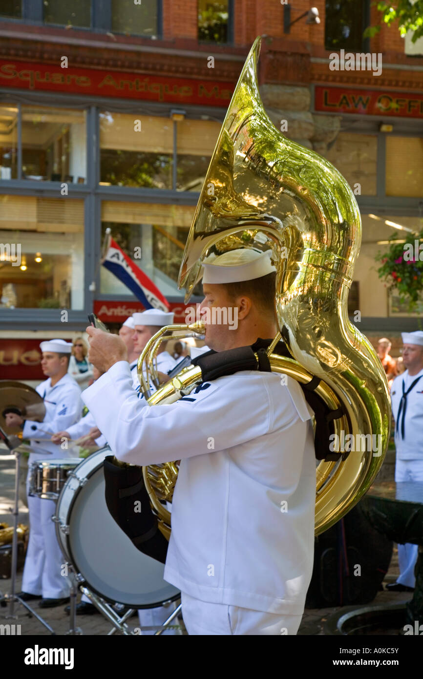 Playing tuba hi-res stock photography and images - Alamy