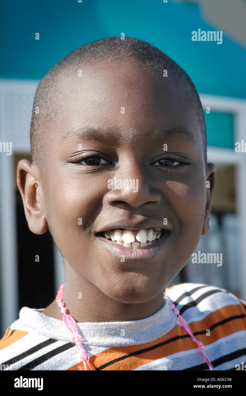 Content african american boy hi-res stock photography and images - Alamy