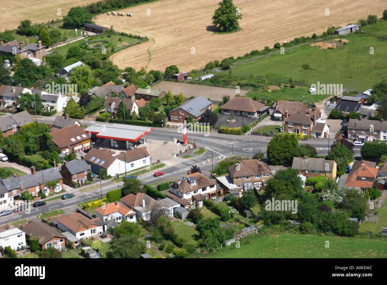 Aerial photograph of Aston Clinton Stock Photo - Alamy