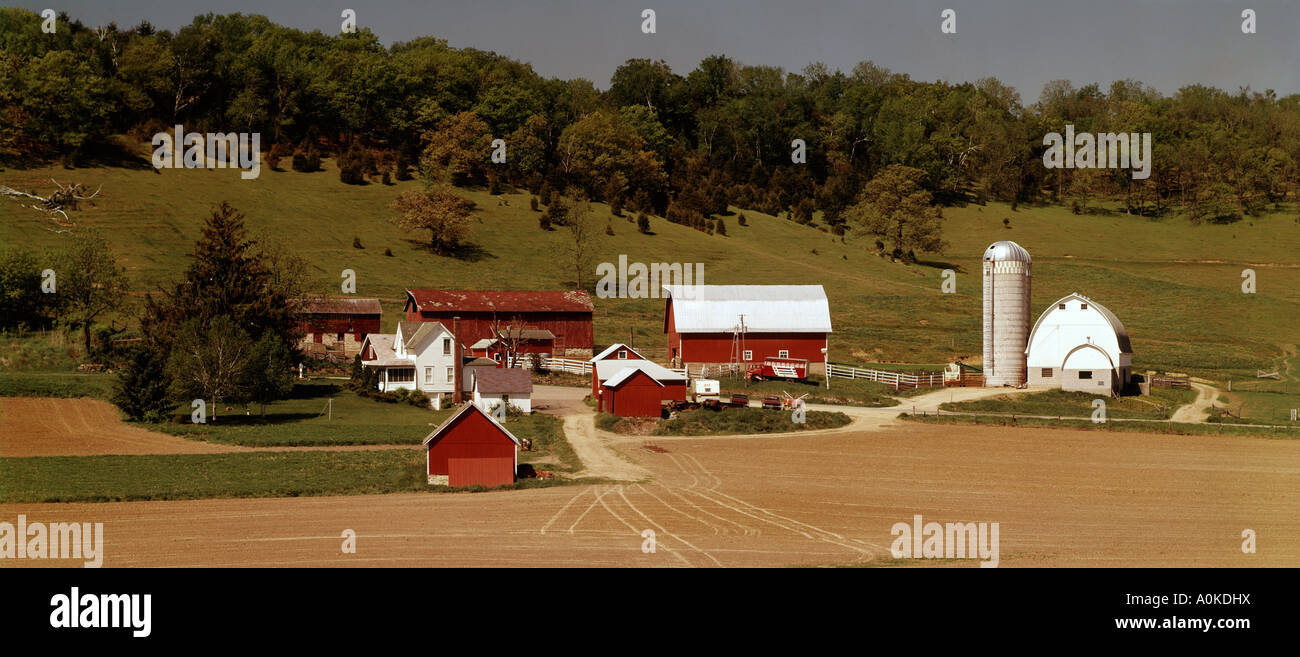 Wisconsin farm as Spring planting time approaches Stock Photo - Alamy