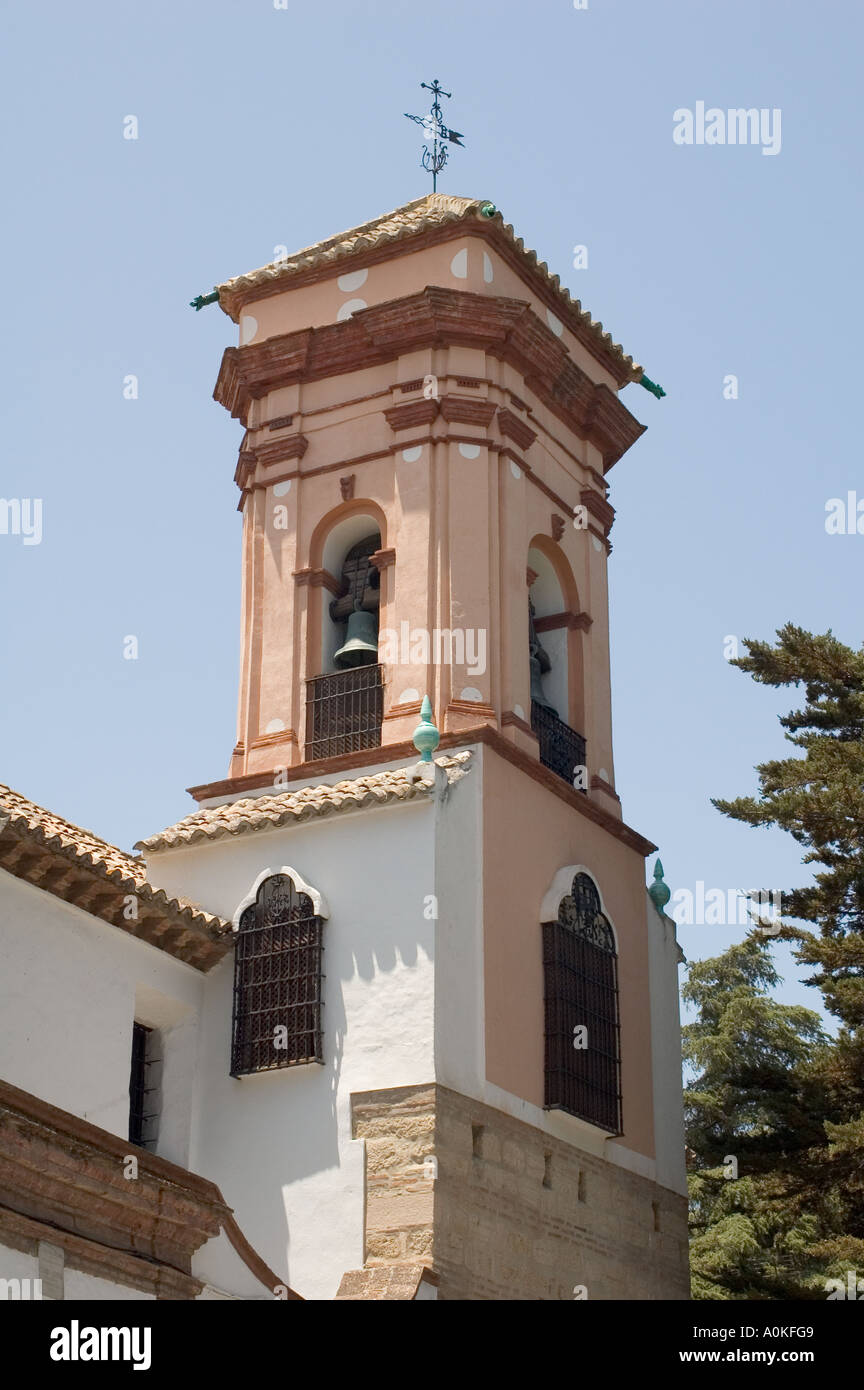 Bell tower of the Convento de Santa Isabel (Santa Isabel Convent) Ronda ...