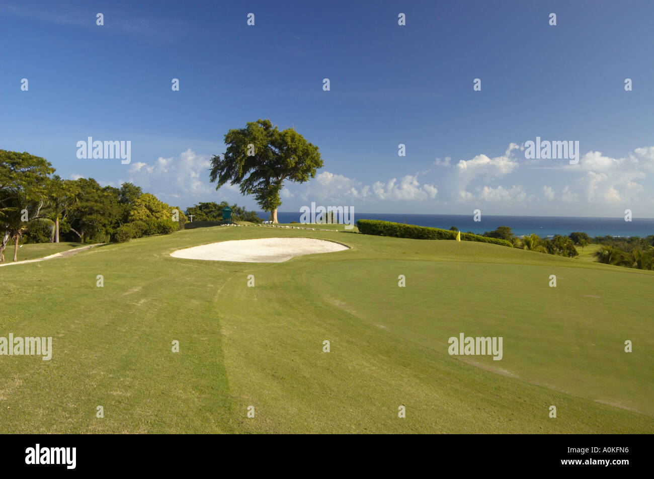 Golf course, Tryall Club, Golf Resort, Jamaica Stock Photo - Alamy