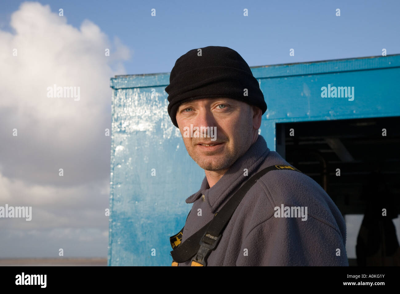 Commercial Seafood Shellfish Shrimp Fishing with modified tractor ...