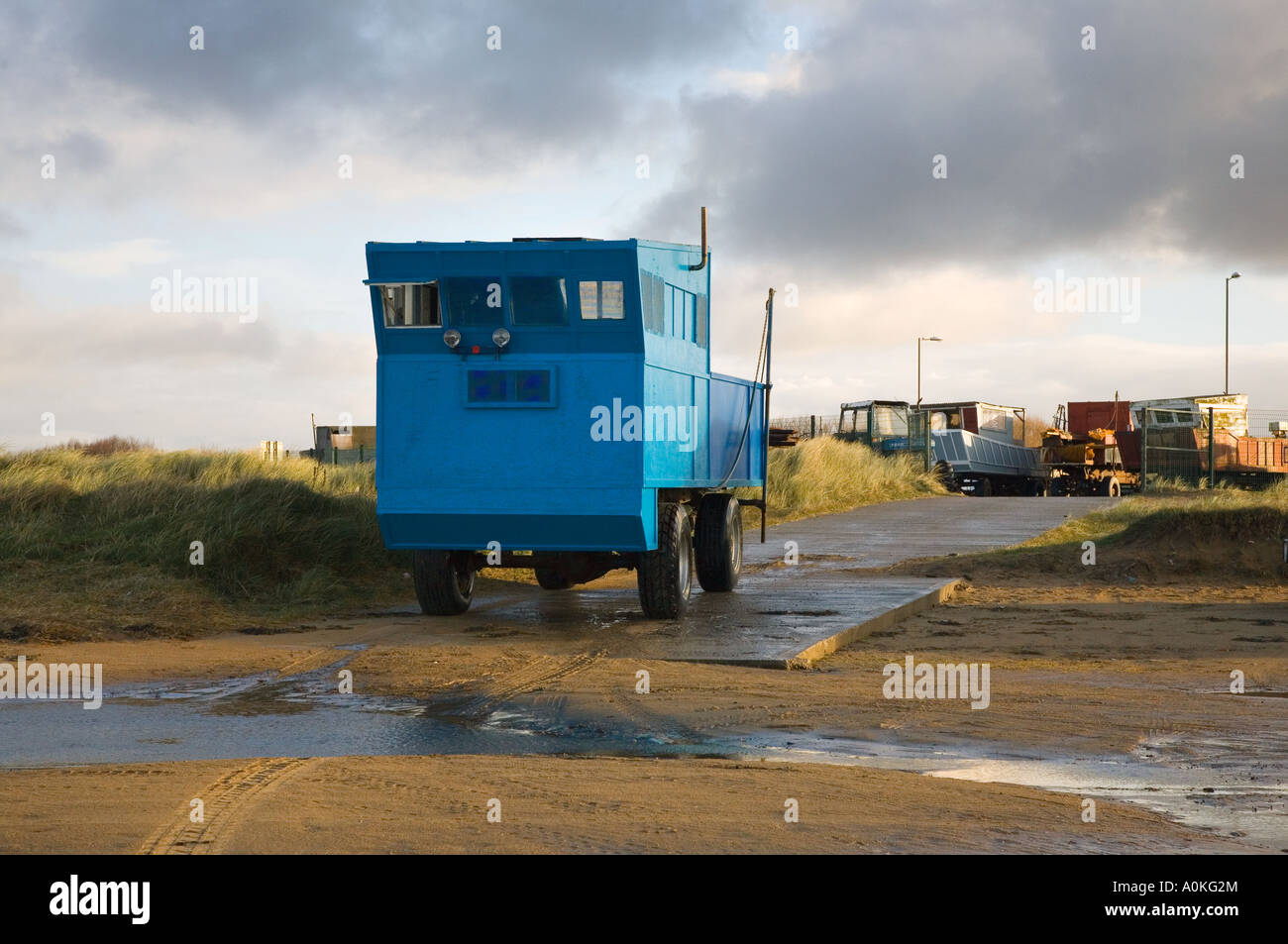 Commercial Seafood Shellfish Shrimp Fishing with modified tractor ...