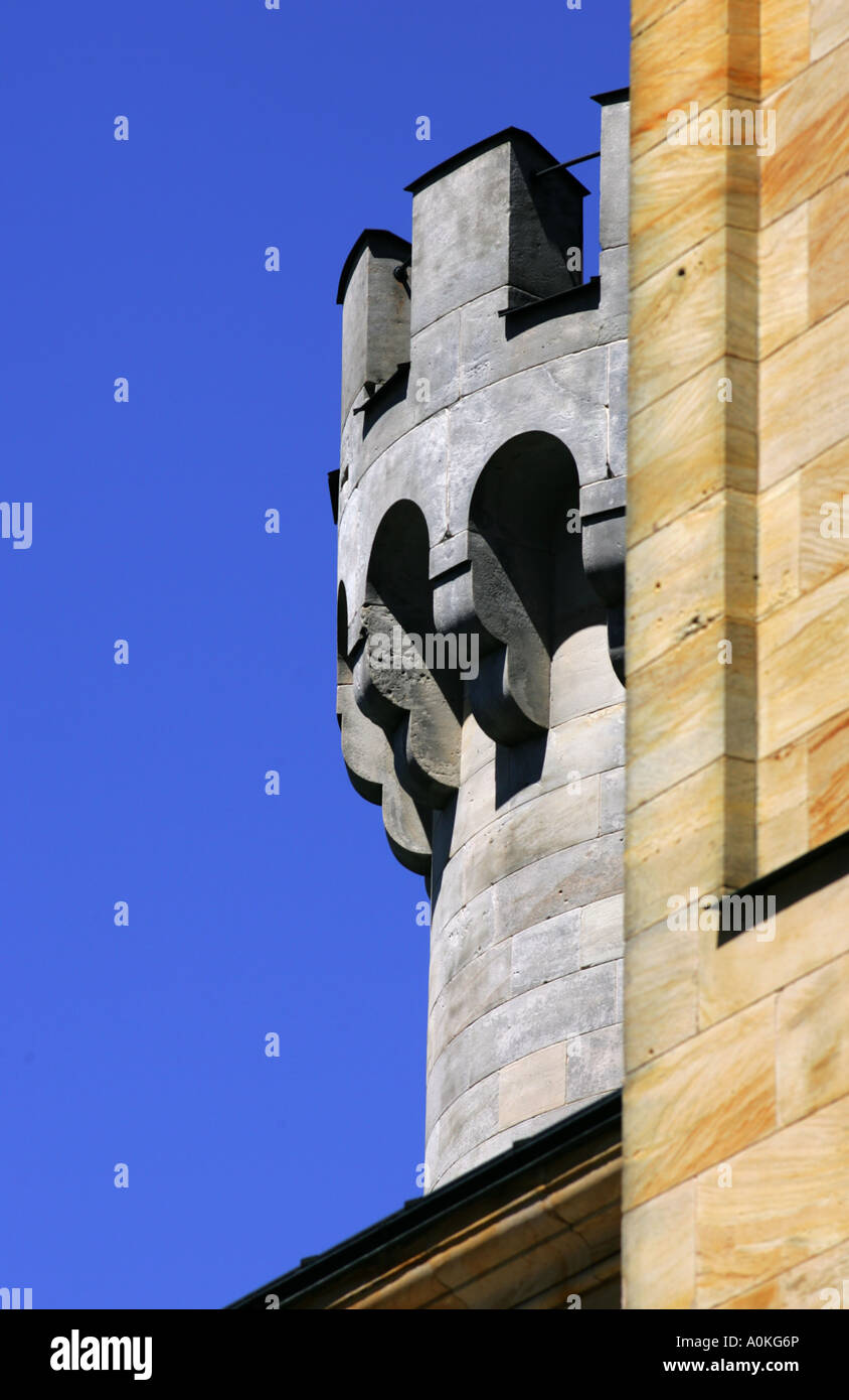 Castle Turret, Neuschwanstein Castle, Germany Stock Photo - Alamy