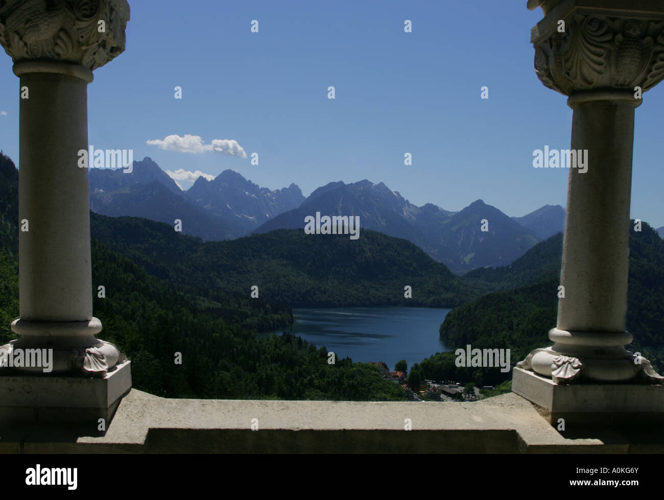 Neuschwanstein castle tower balcony hi-res stock photography and images ...