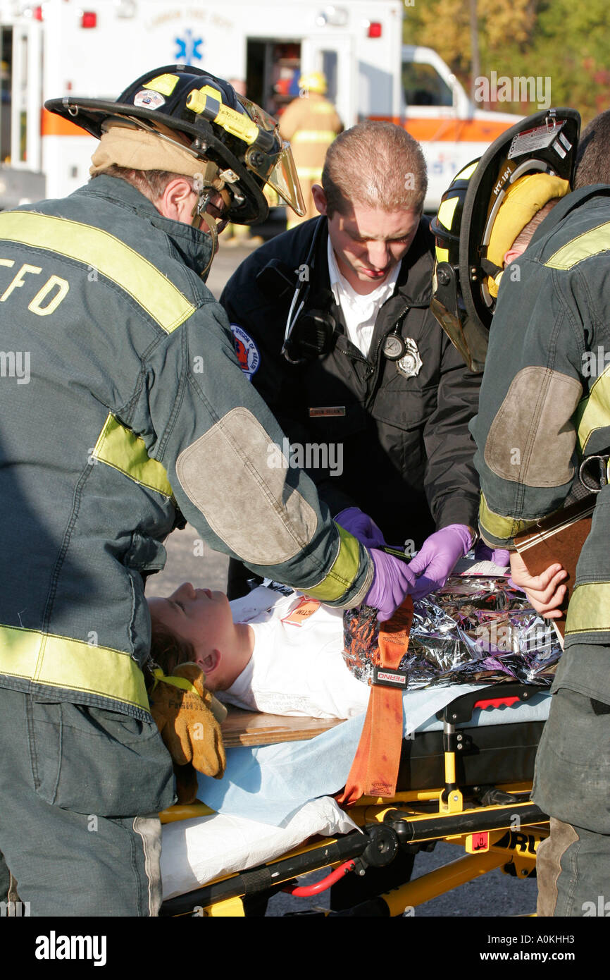 Fireman carry victim hi-res stock photography and images - Alamy