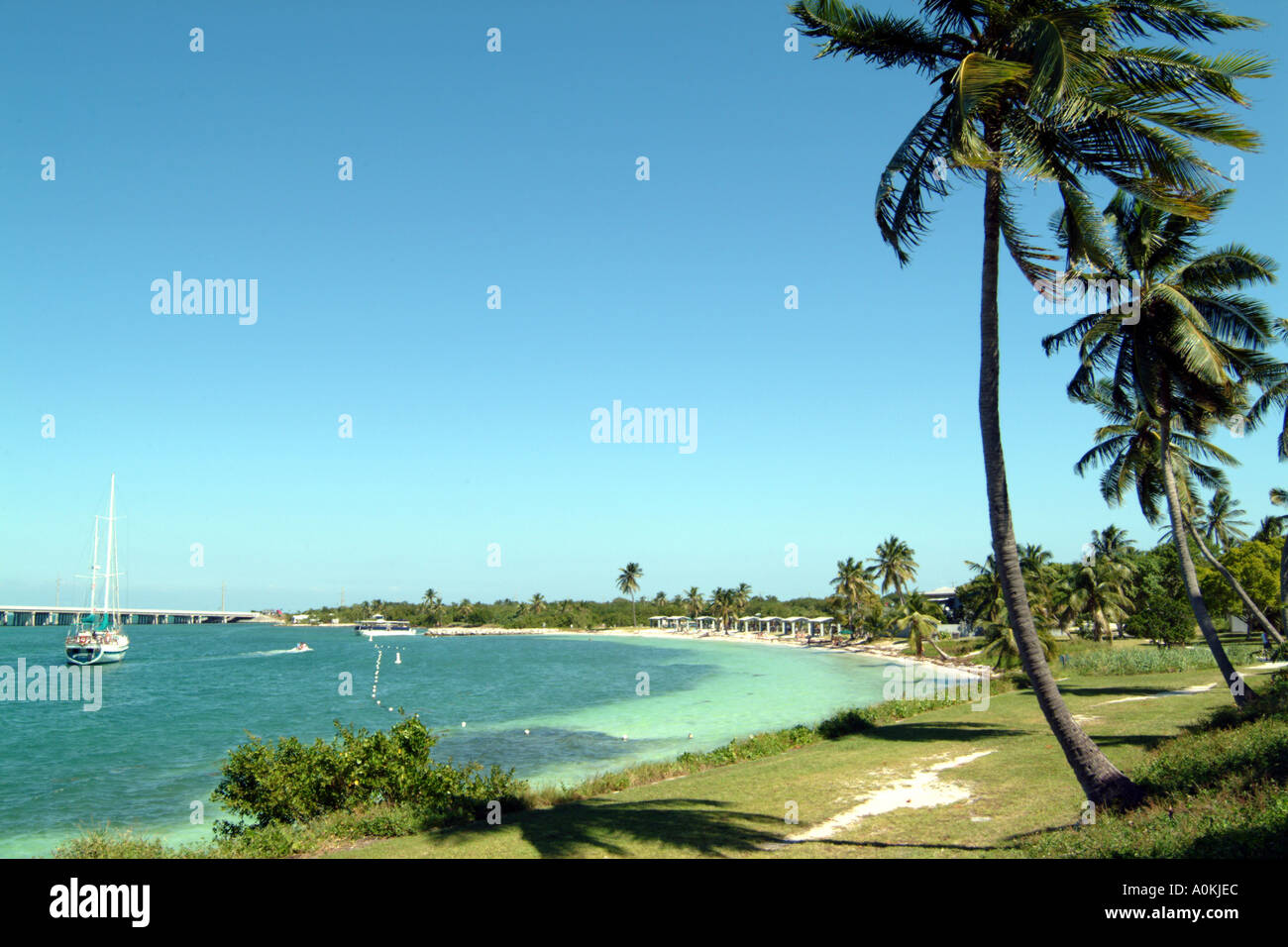 The Keys Florida Fl USA Bahia Honda State Park Key Largo Stock Photo ...