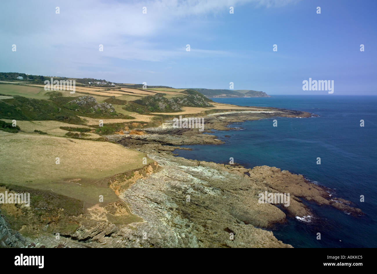 Prawle Point South Devon England Stock Photo - Alamy