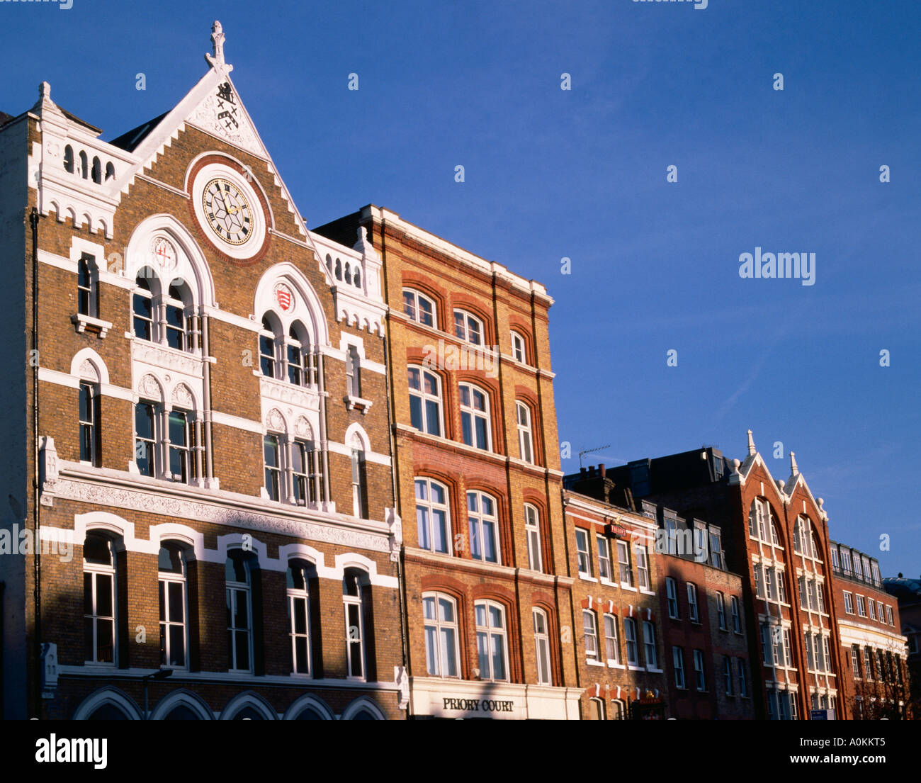 Church and renovated buildings in Clerkenwell City of London UK Stock ...
