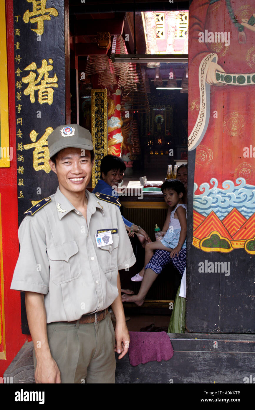 Security in temple hi-res stock photography and images - Alamy