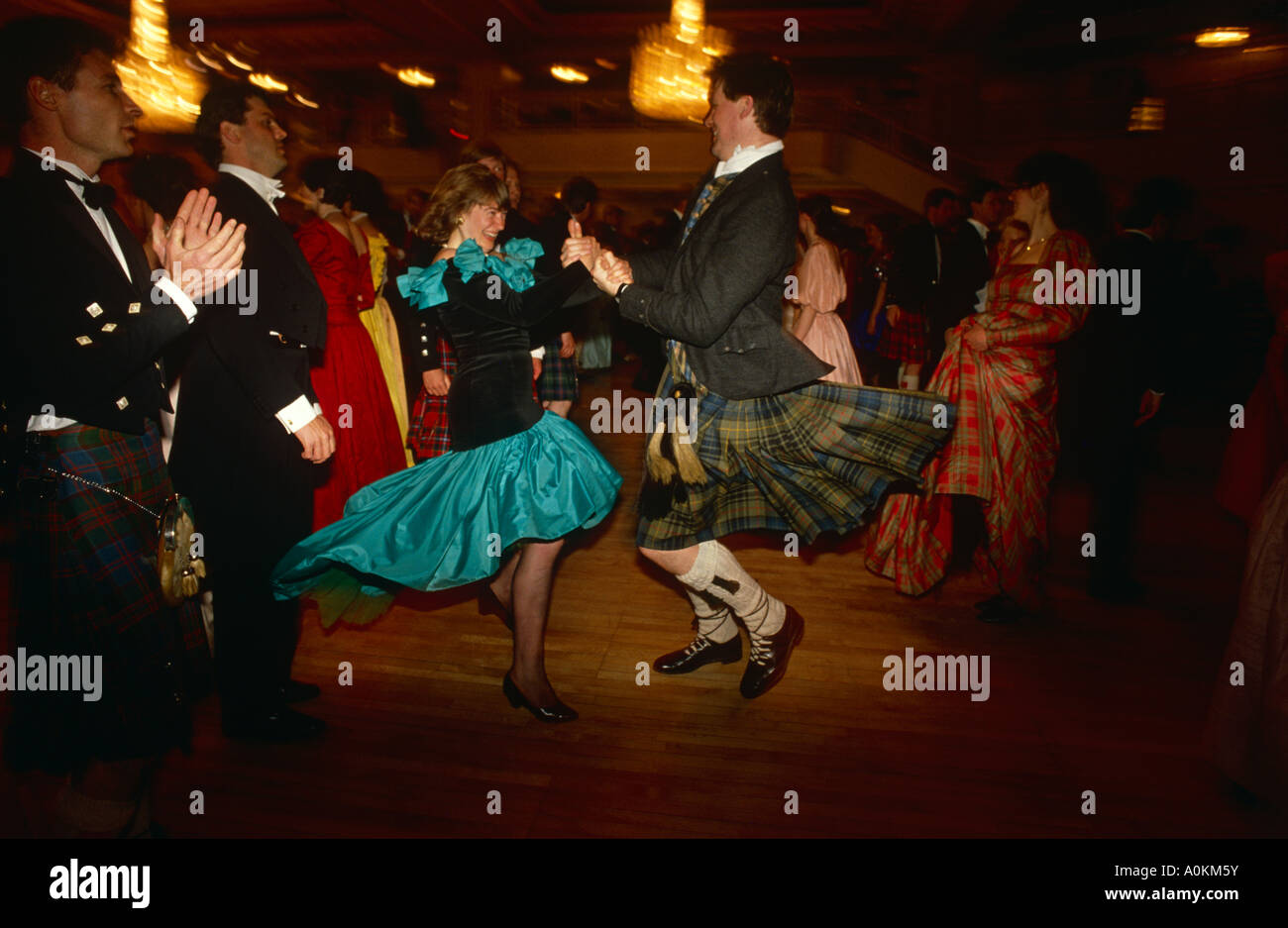 Highland dancing at the Royal Caledonian Ball in London Stock Photo - Alamy