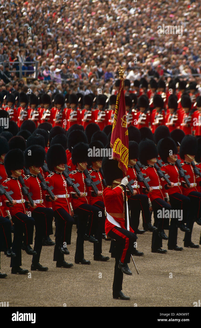 Trooping the Colour ceremony The parade in front of the Queen takes ...