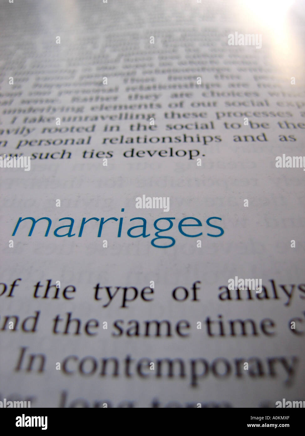 Page from a book hi-res stock photography and images - Alamy