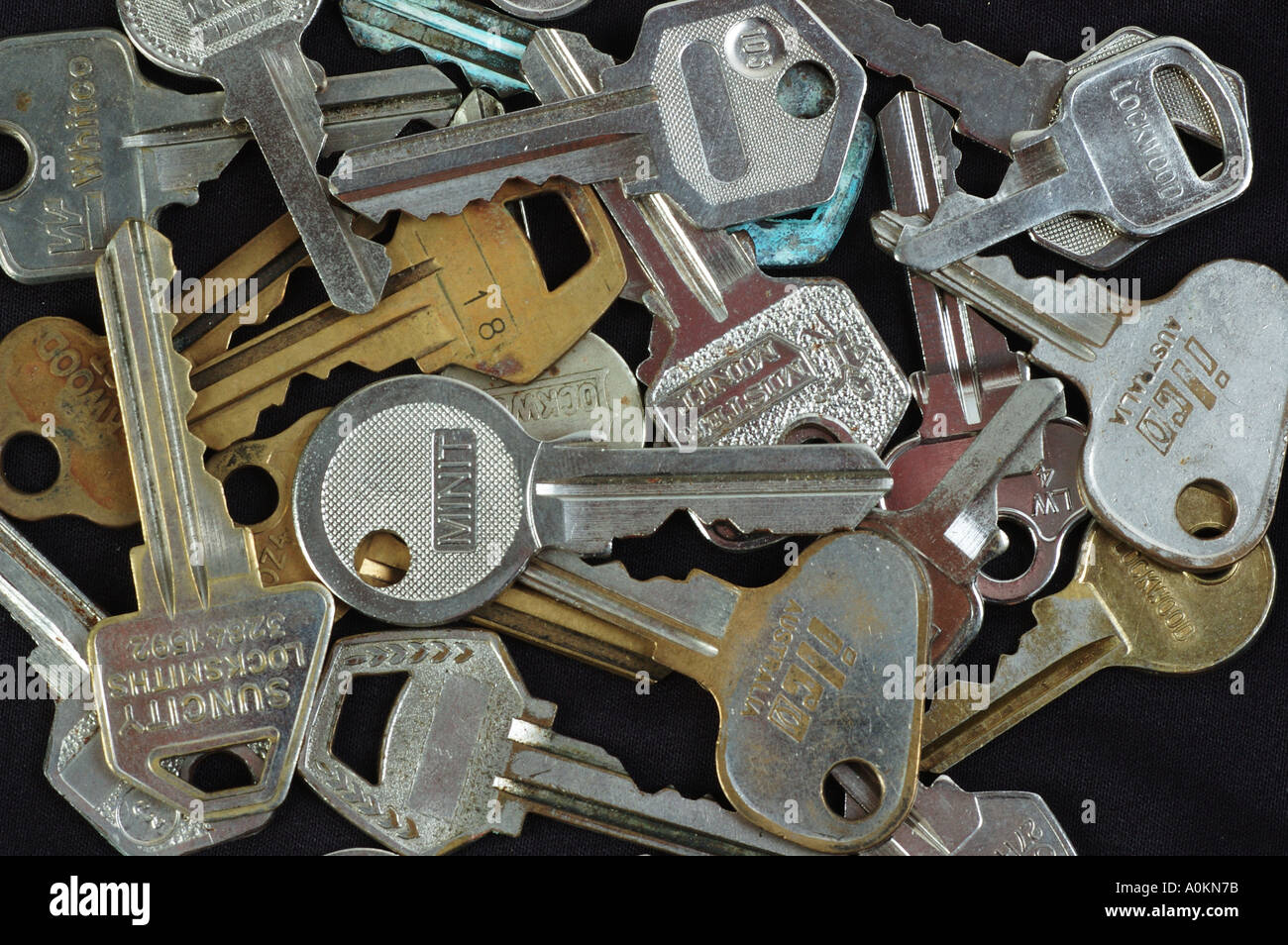 collection of old door keys large and small dsc 9888 Stock Photo - Alamy