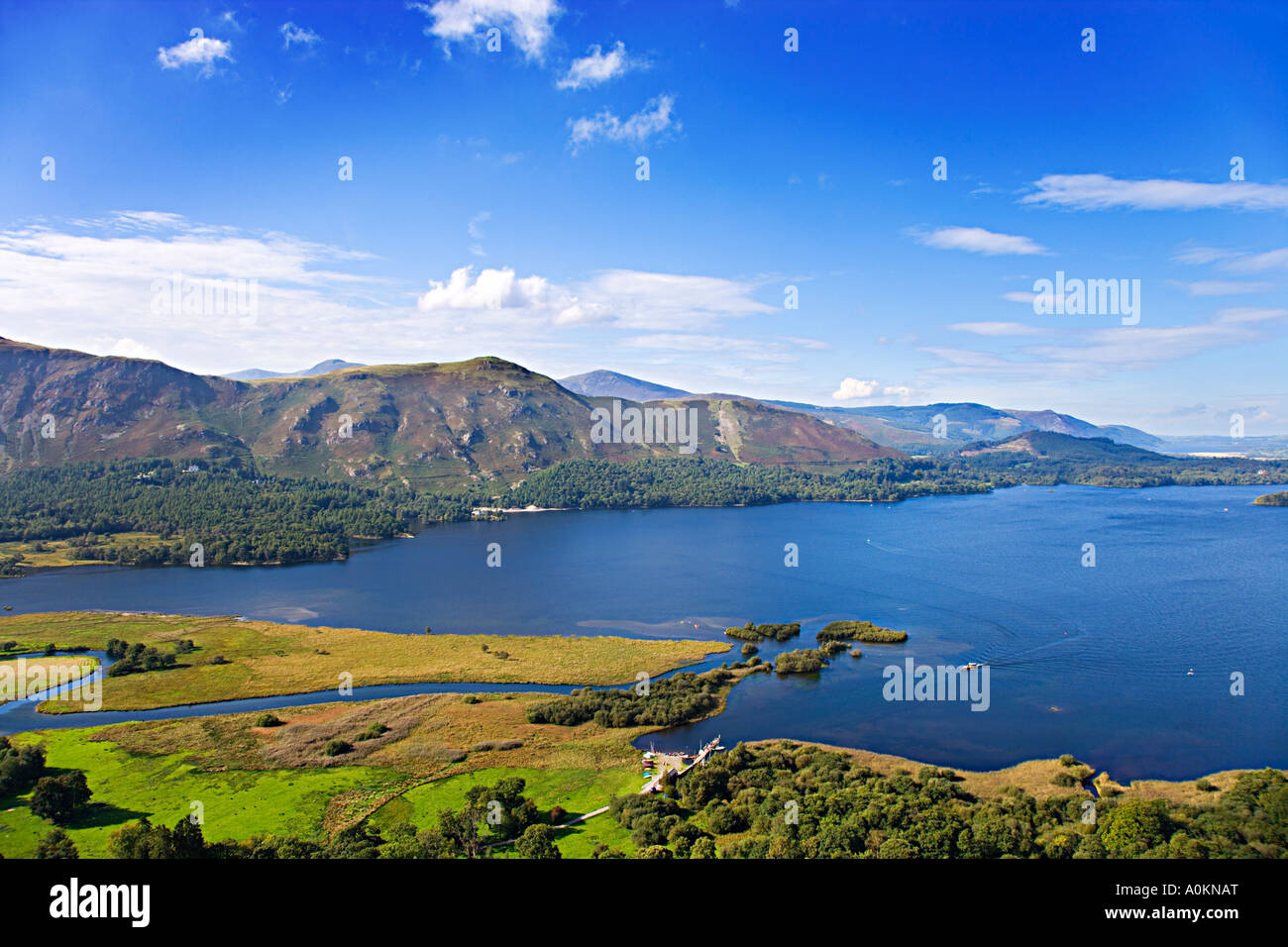 'Derwent Water' As Seen From 'Surprise View' With 'Cats Bells ...