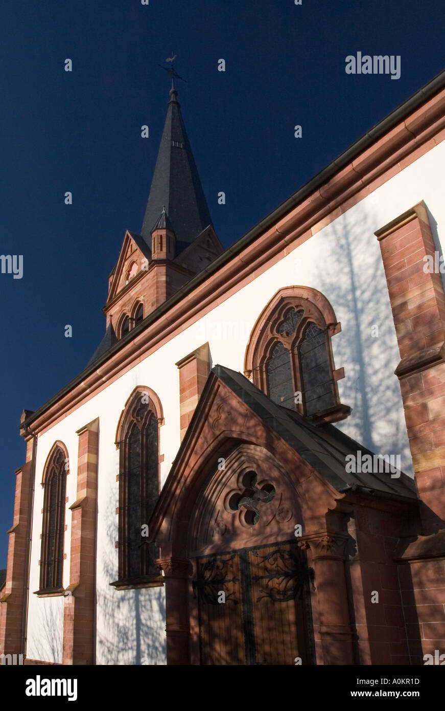 Church Lembach Alsace France Stock Photo - Alamy