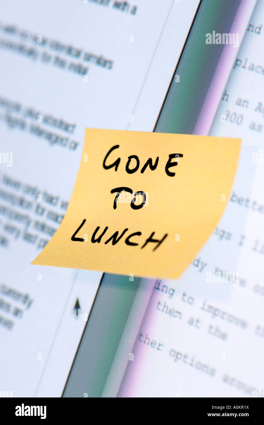 Computer memo hi-res stock photography and images - Alamy