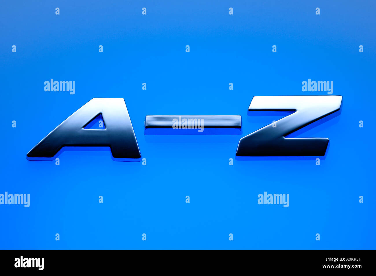 A to Z letters Stock Photo - Alamy