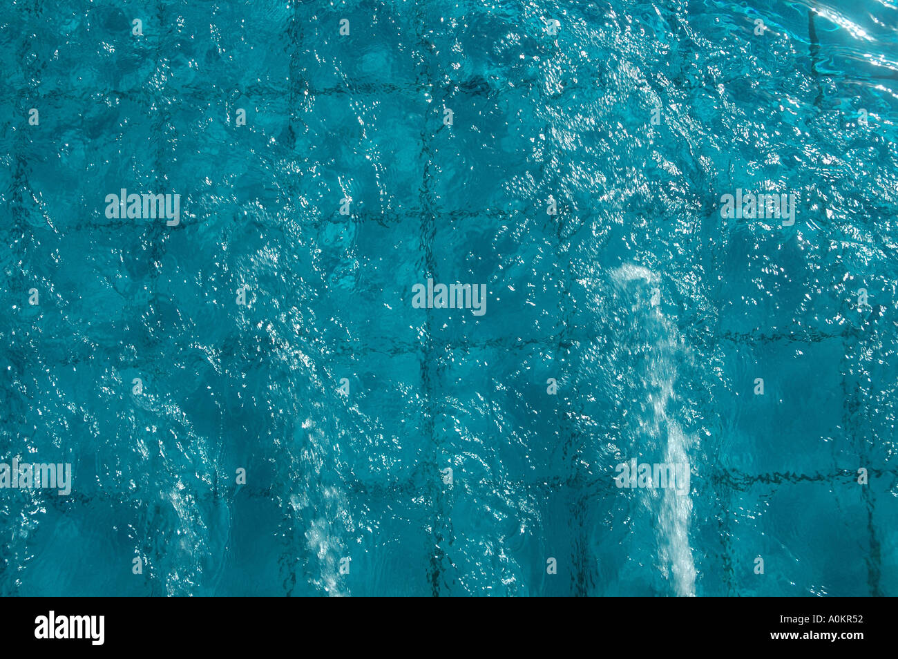 water jets in swimming pool turbulance dsca 0115 Stock Photo - Alamy