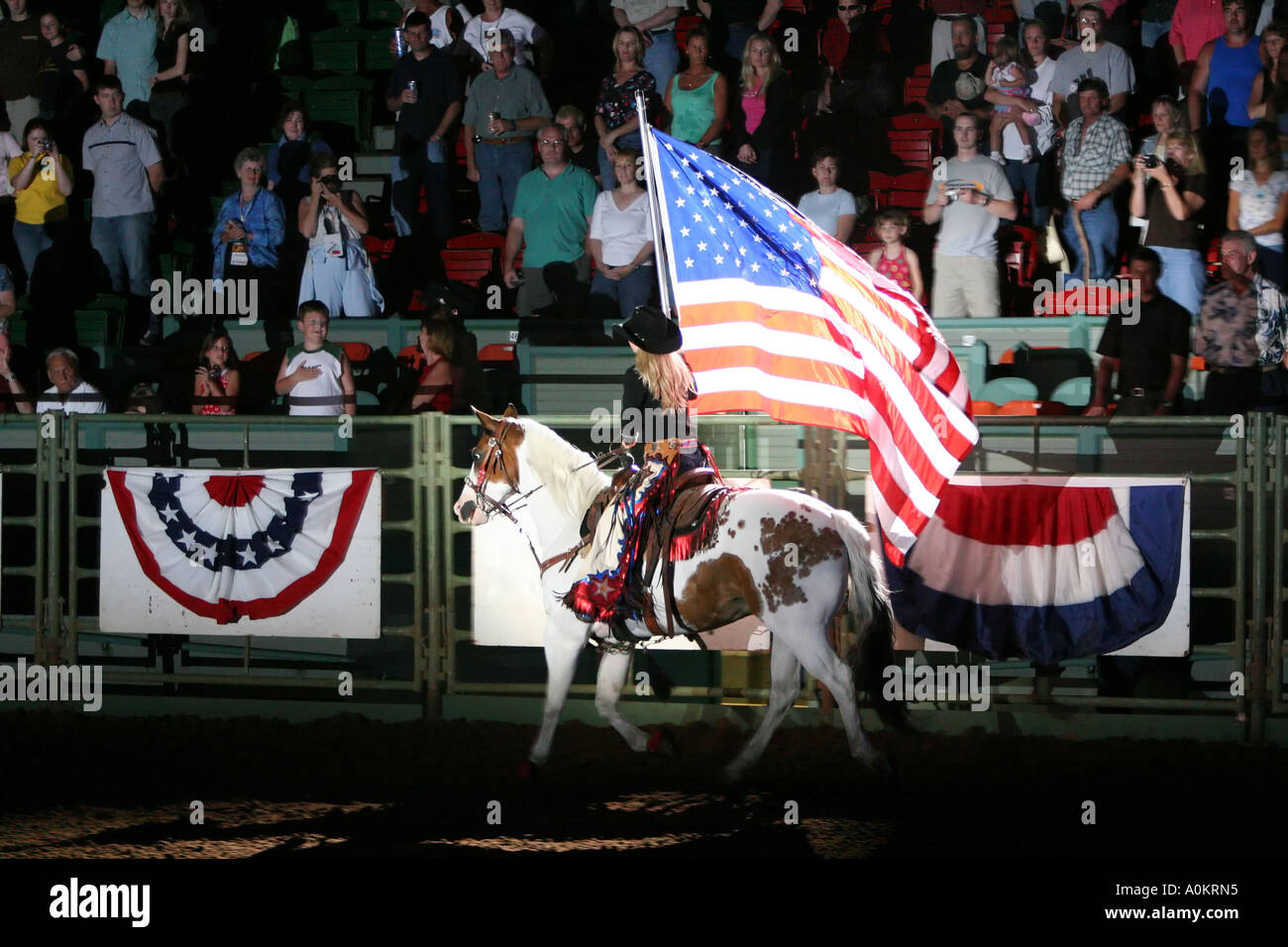 Opening ceremonies for the Fort Worth Stockyards Rodeo Stock Photo - Alamy