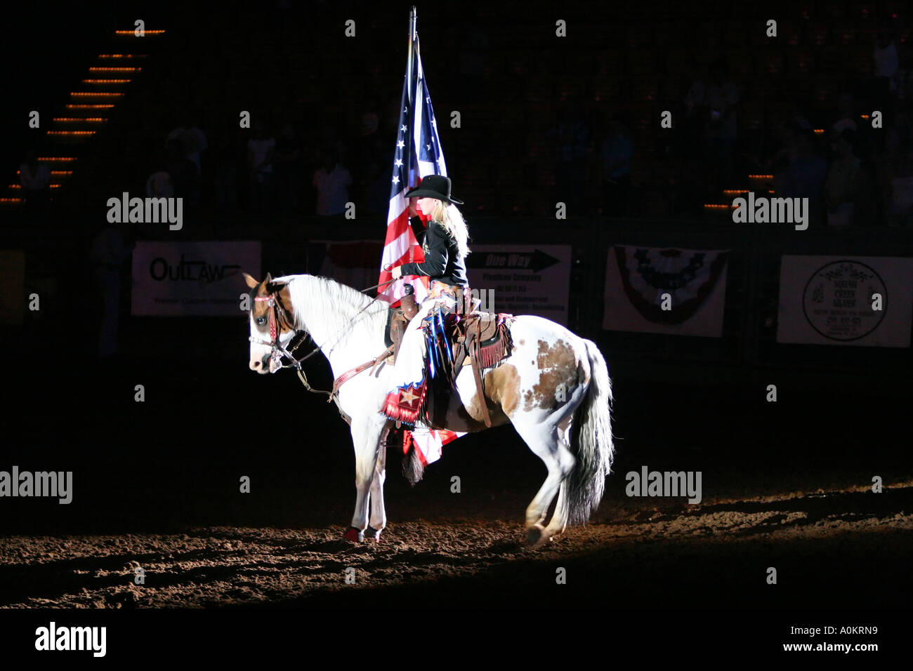 Opening ceremonies for the Fort Worth Stockyards Rodeo Stock Photo - Alamy