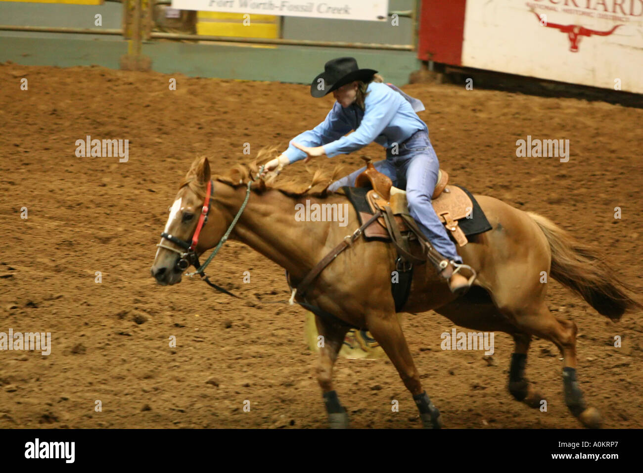 Cowgirls barrel racing hi-res stock photography and images - Alamy