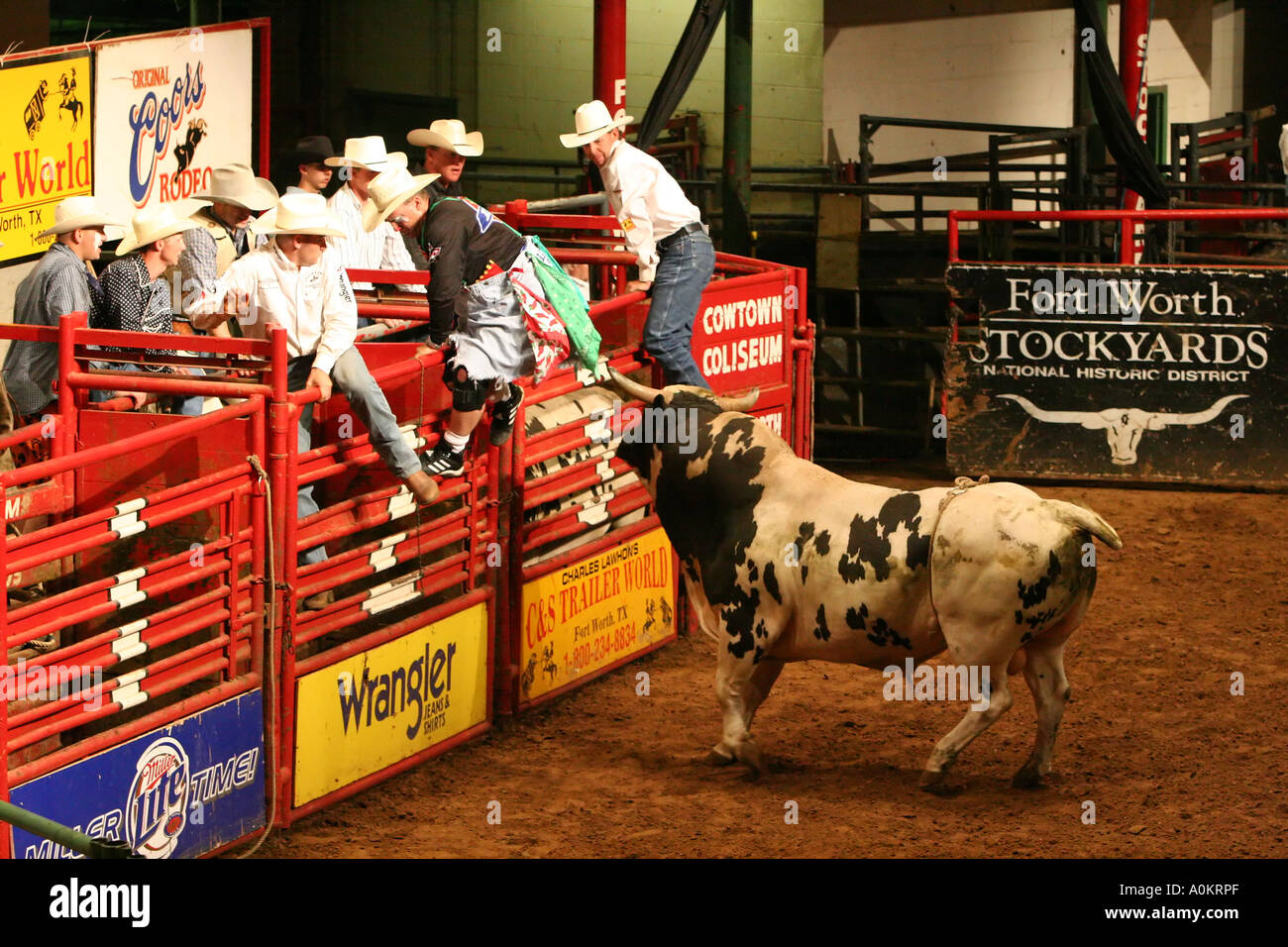 Rodeo clown run hi-res stock photography and images - Alamy