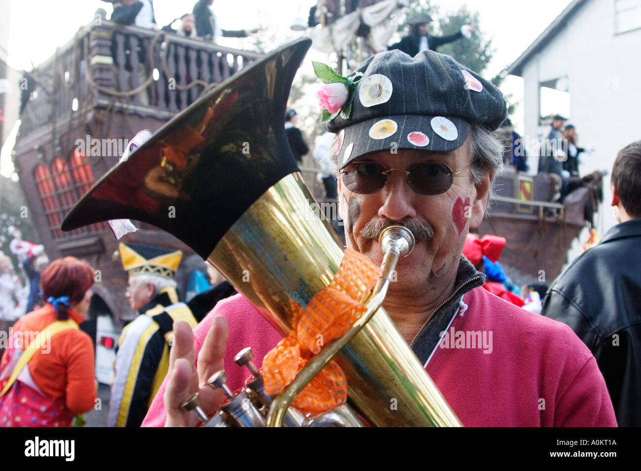 Carnival musician Baden Baden Germany 2005 Stock Photo - Alamy