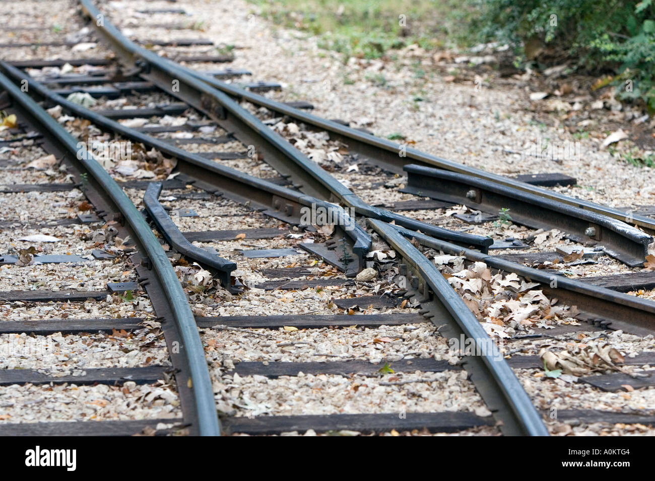 Converging lines tracks rail road railroad hi-res stock photography and ...