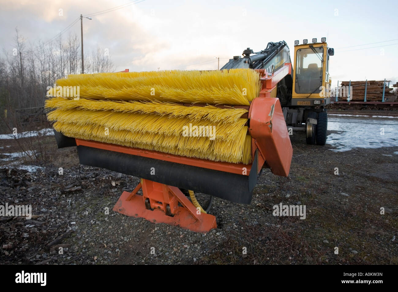 railroad cleaner, Finland Stock Photo - Alamy