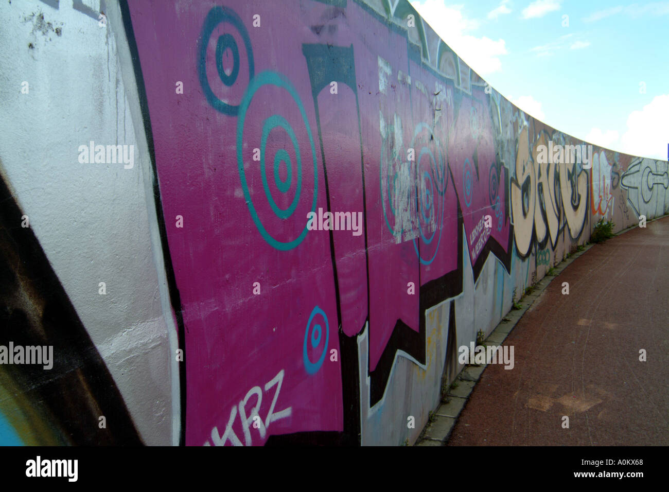 enschede holland graffiti wall Stock Photo - Alamy