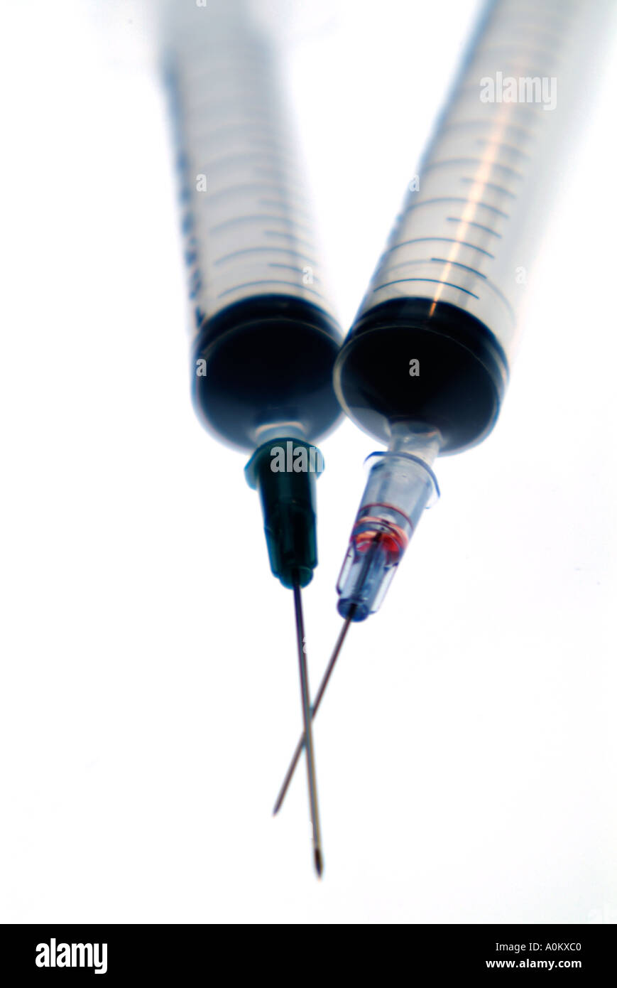 Injection inject syringe needle drug intravenous drugs medical medicine ...