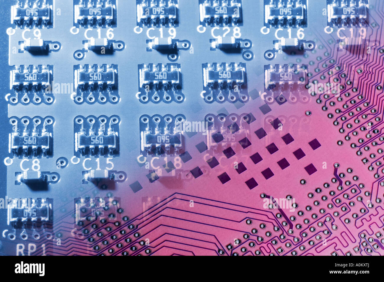 Computer Circuit Board Stock Photo - Alamy